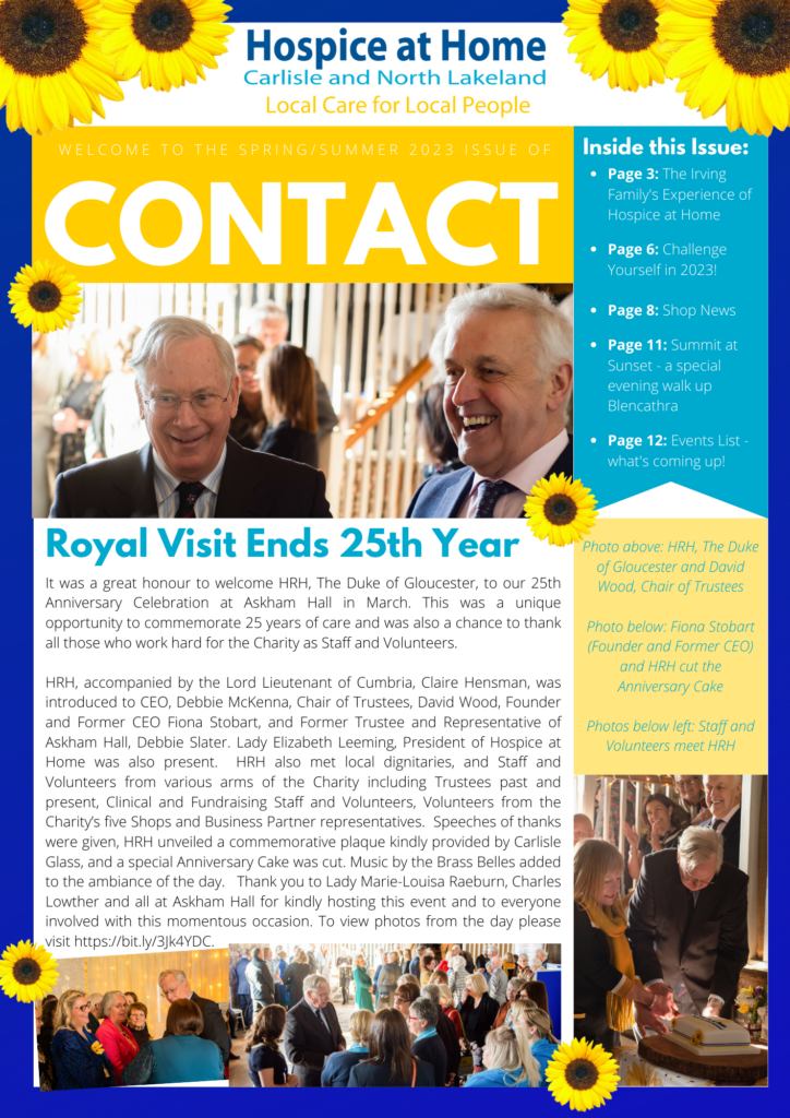 Newsletter – Hospice at Home